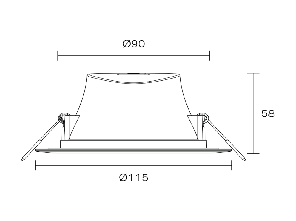 Litelux Colour Select Downlight Gen4 - Pierlite