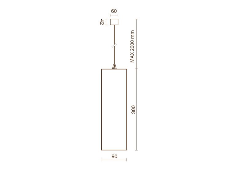 Drop 30 XS, M, XL Suspended Pendant - Pierlite