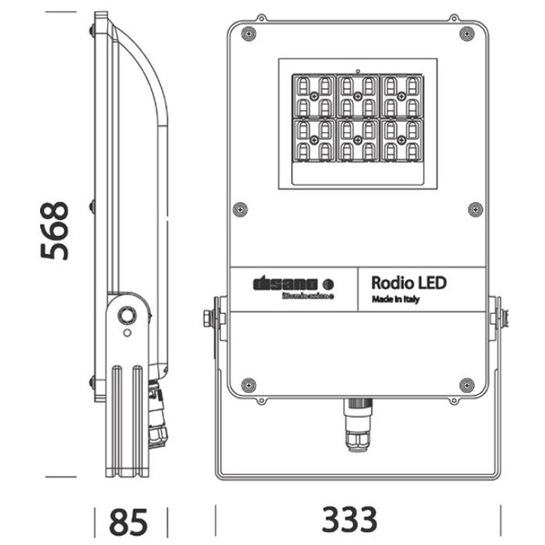 Rodio LED Floodlight - Pierlite