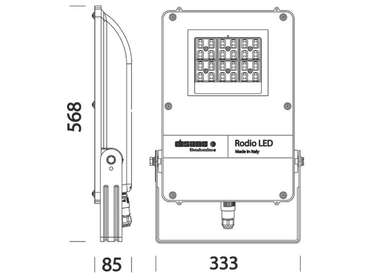 Rodio LED Floodlight - Pierlite