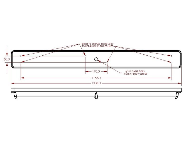 Vandaguard Emergency Weatherproof Batten - Pierlite