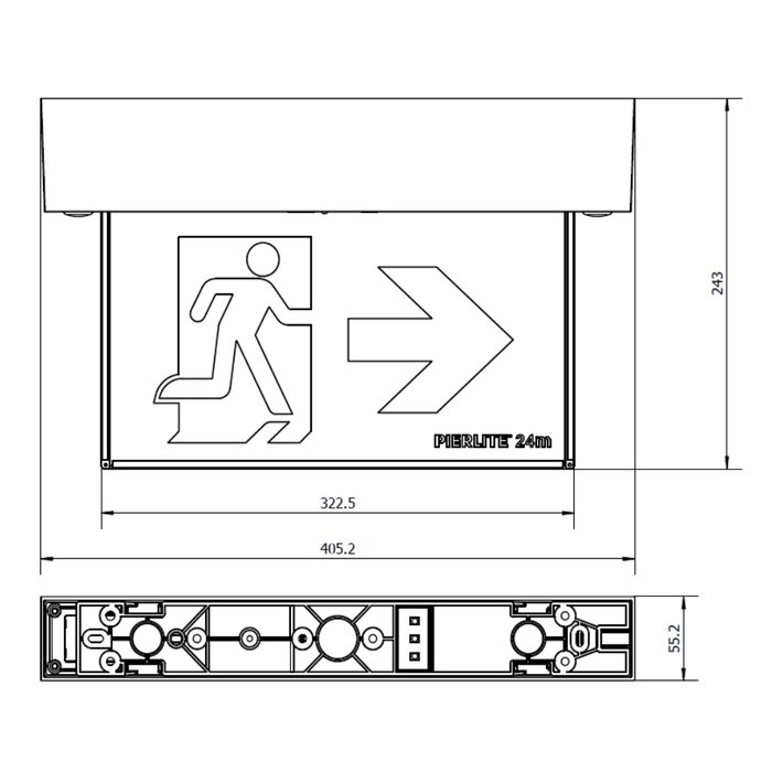 Blade Pro Exit Light - Pierlite