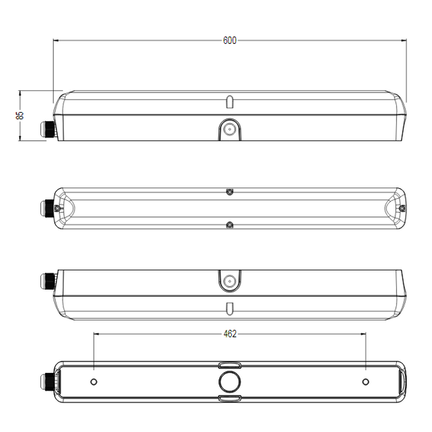 Vandaled Weatherproof Batten - Pierlite