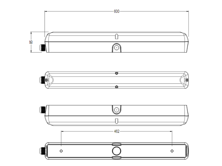 Vandaled Weatherproof Batten - Pierlite
