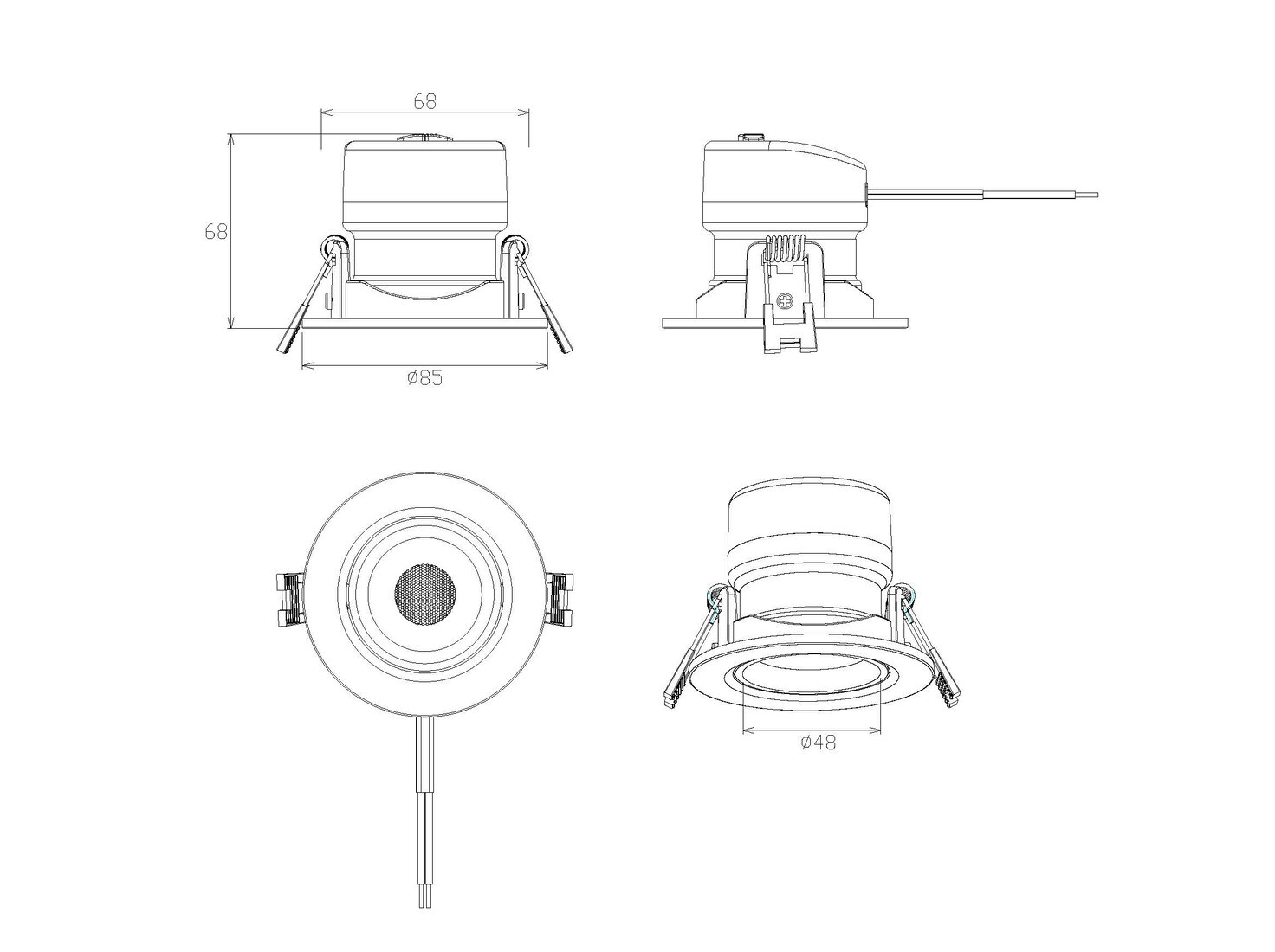 Conix Tilt Downlight - Pierlite