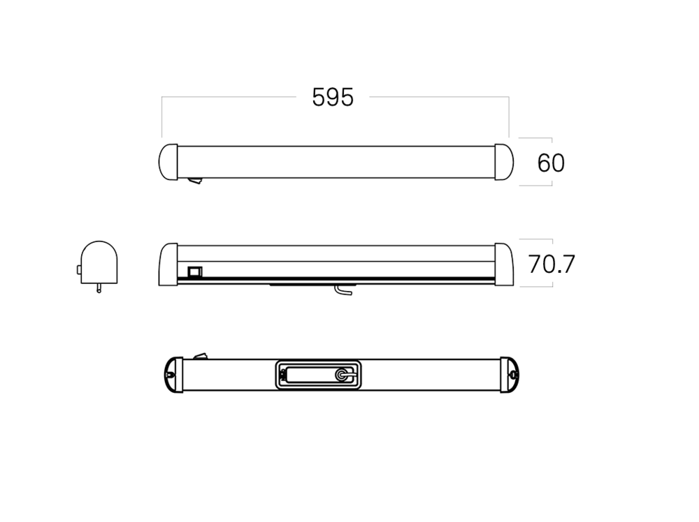 OBL MINI LED Batten - Pierlite
