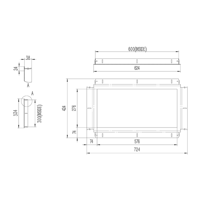 Plaster Master Recessed Frames - Pierlite