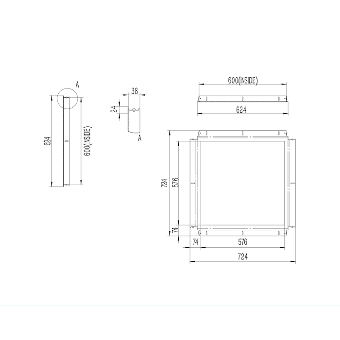 Plaster Master Recessed Frames - Pierlite