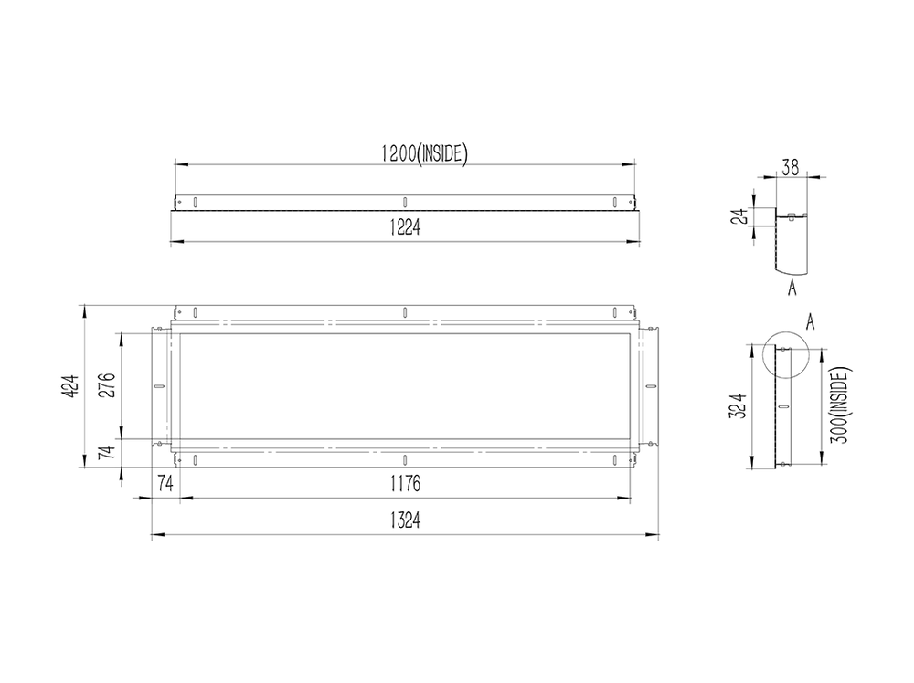 Plaster Master Recessed Frames - Pierlite